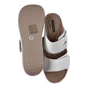 Good Choice | Shoes | New Womens Good Choice Wedge Sandals White Msrp ...